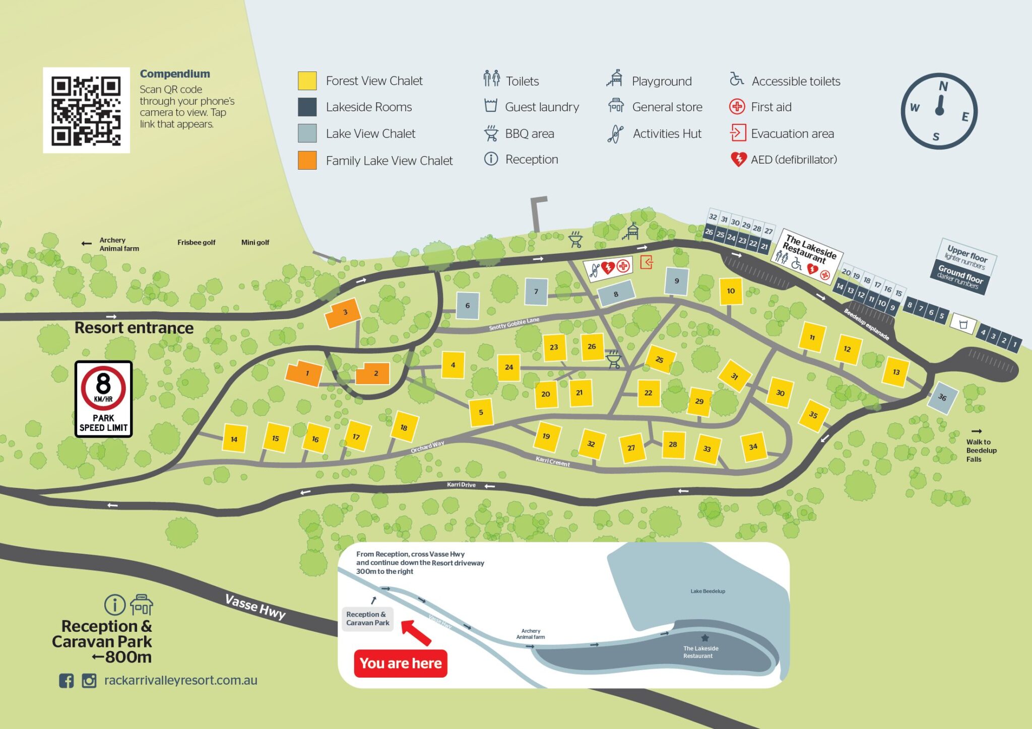 Resort Map | RAC Karri Valley Resort